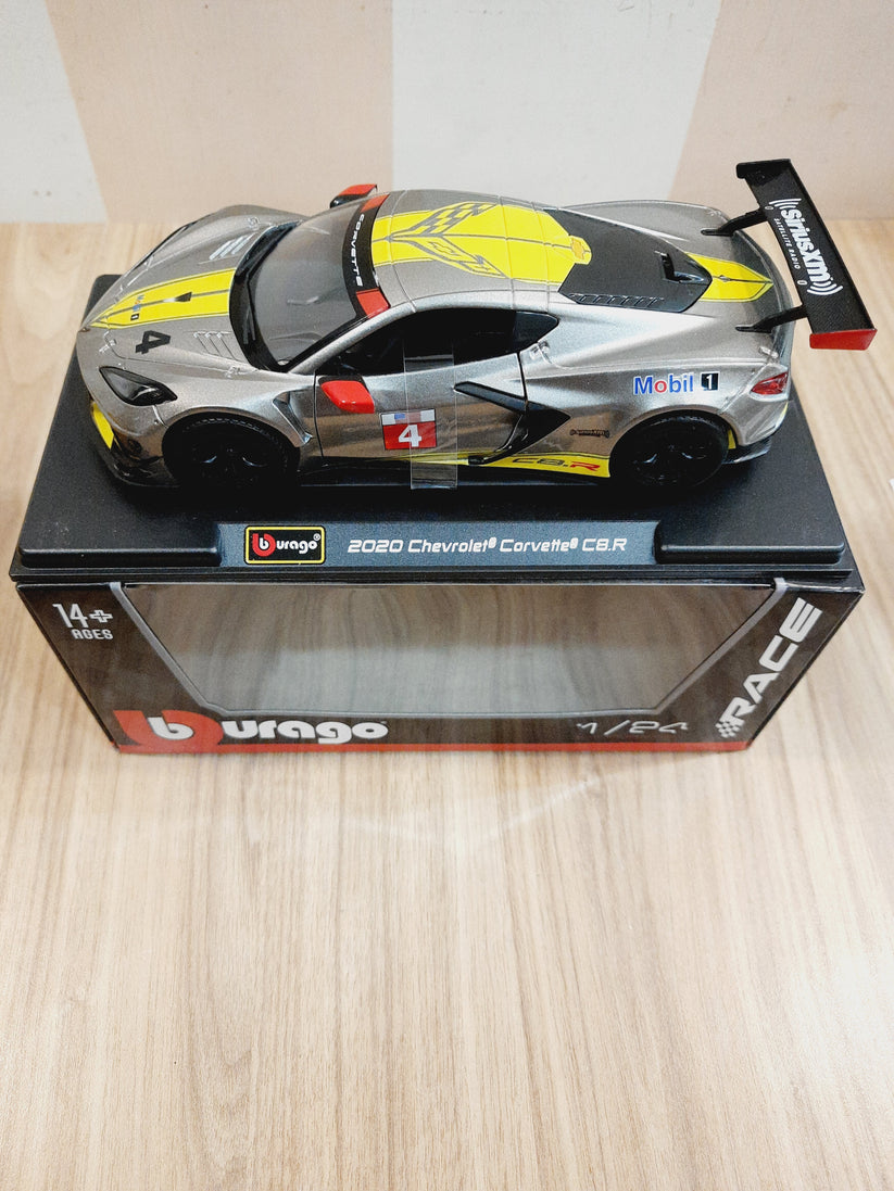Bburago 2020 Chevrolet Corvette C8.R Diecast Scale Model 1:24 – Gift Galaxy