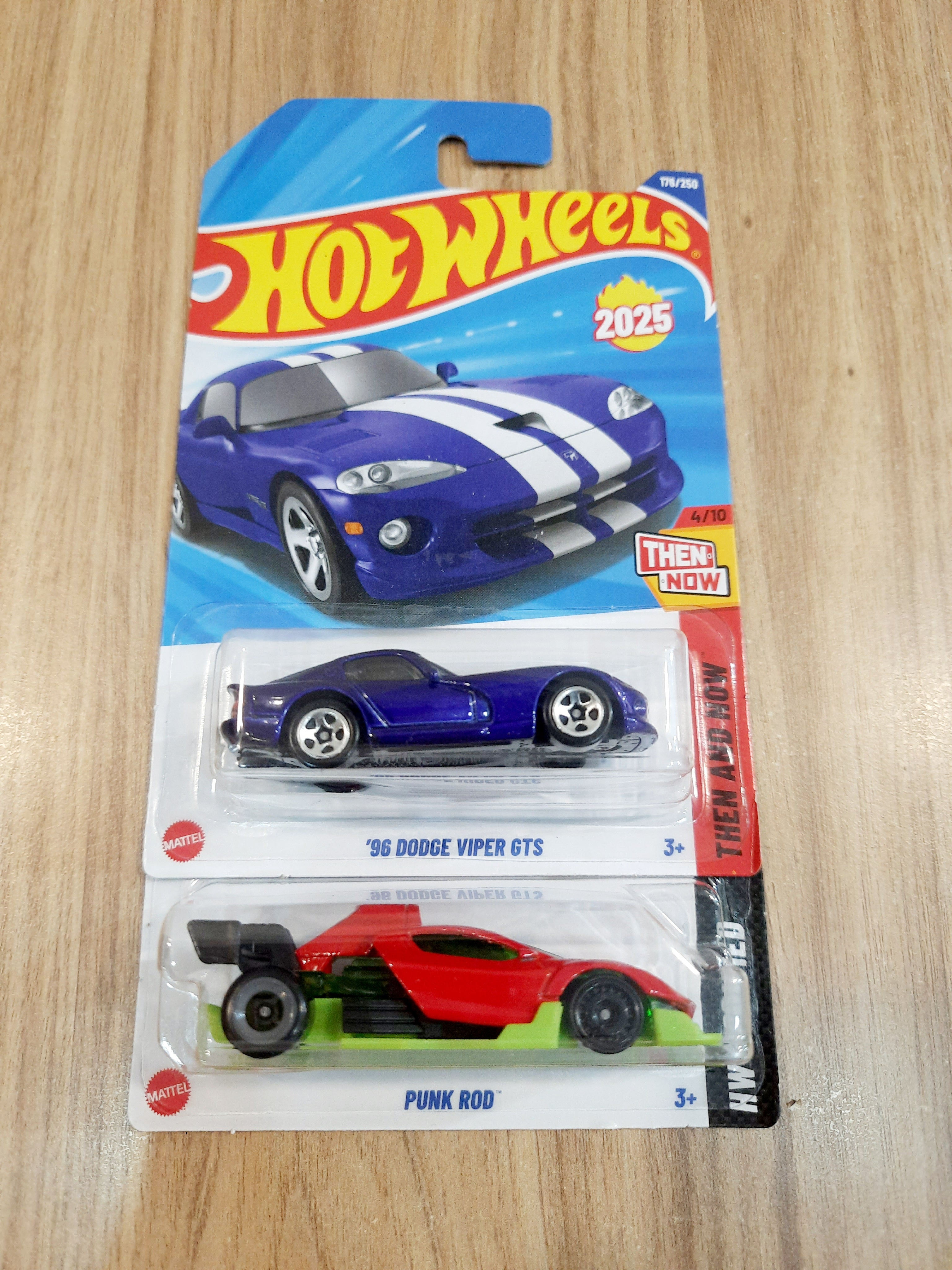 Hot Wheels 96 Dodge Viper GTS & Punk Rod (combo pack of 2 ) – Gift Galaxy