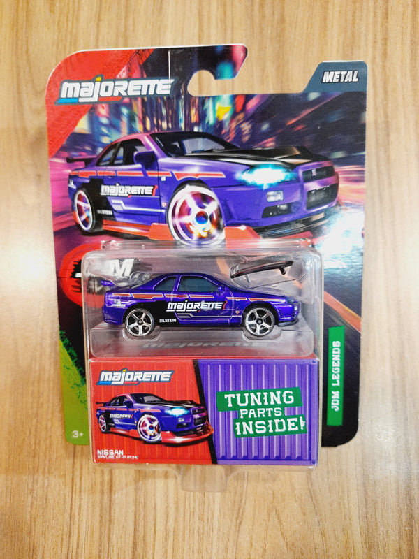Majorette JDM Legends Deluxe Cars - Nissan Skyline GT-R (R34) Diecast ...