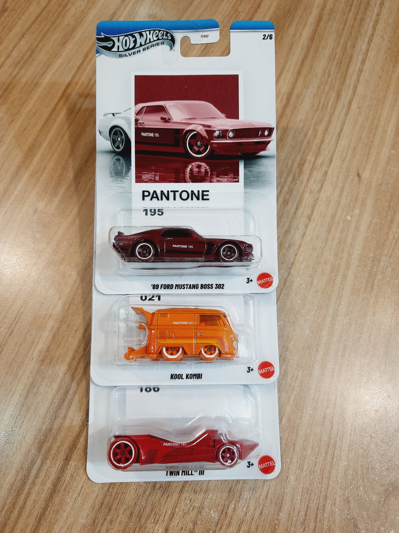 Hot Wheels Silver Series Pantone 69 Ford Mustang Boss 302, Kool Kombi ...